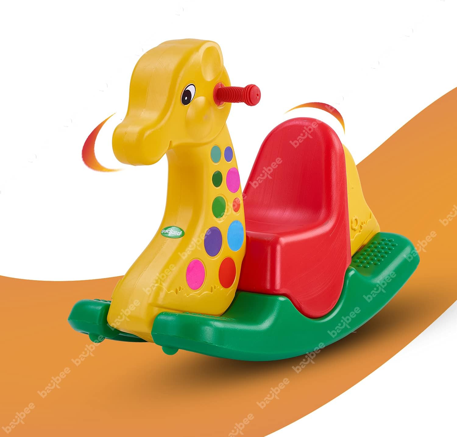 Kid Ride-On Giraffe, Multicolor